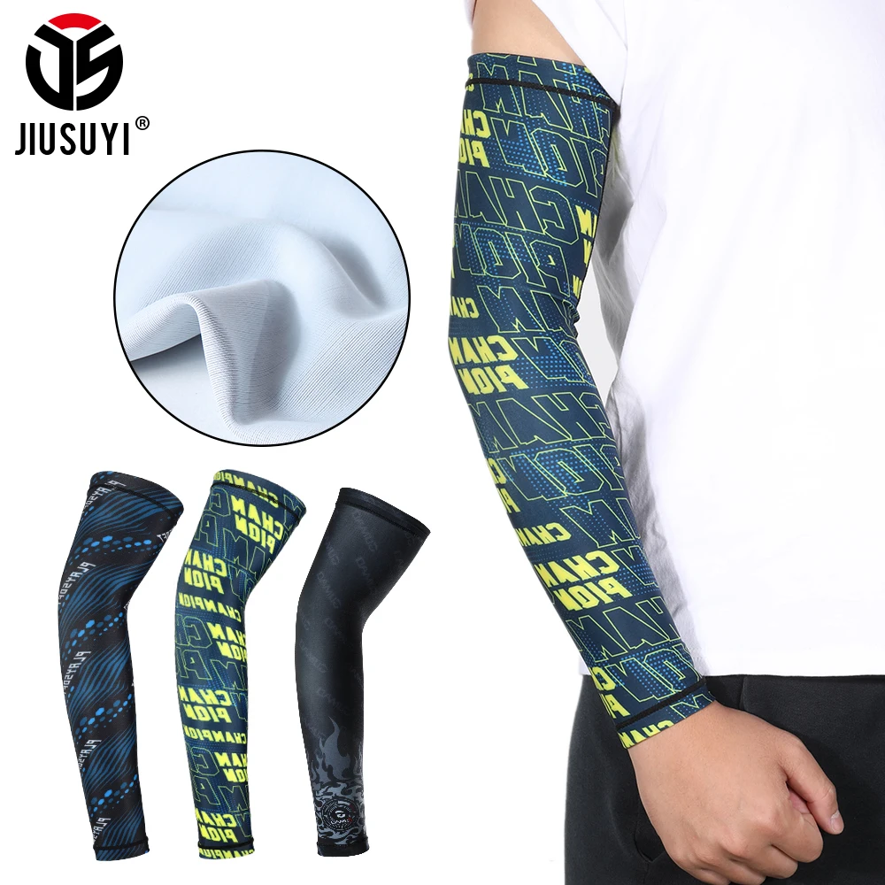 Arm-Sleeves-Ice-Fabric-Breathable-Quick-Dry-Running-Fishing-Sportswear ...