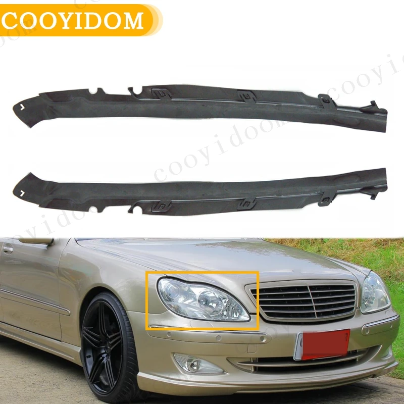 Car-Front-Headlight-Cover-Seal-Trim-Strips-For-Mercedes-Benz-S-W220 ...