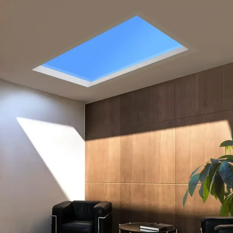 Artificial-Sunlight-LED-Skylight-Circadian-Exhaust-Fan-Blue-Sky-Smart ...
