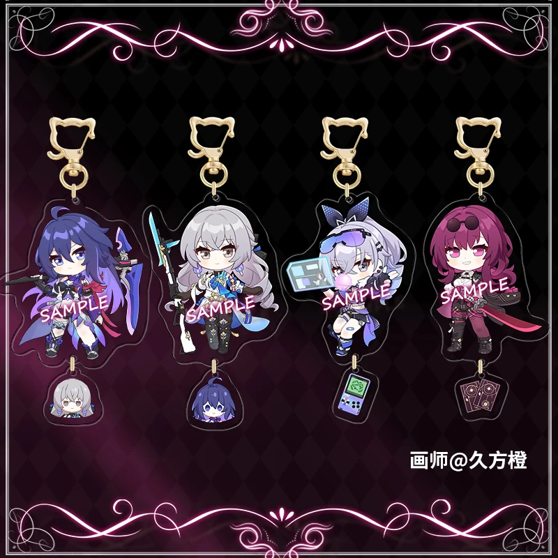 Anime-Honkai-Star-Rail-Seele-Bronya-Kafka-Silver-Wolf-Cute-Q-Versions ...