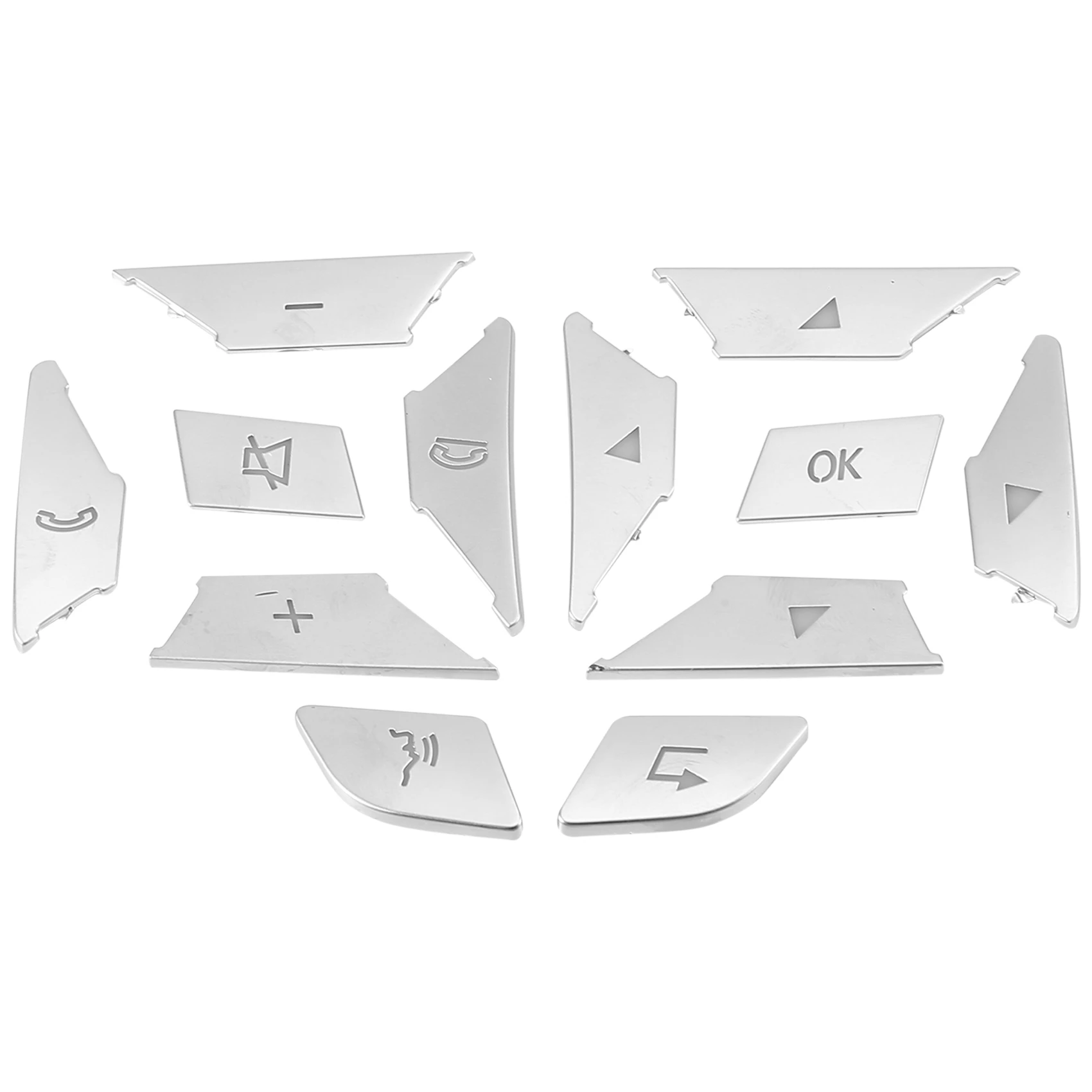 Steering-Wheel-Button-Switch-Trim-Cover-Sticker-For-Mercedes-Benz-A-B-C ...