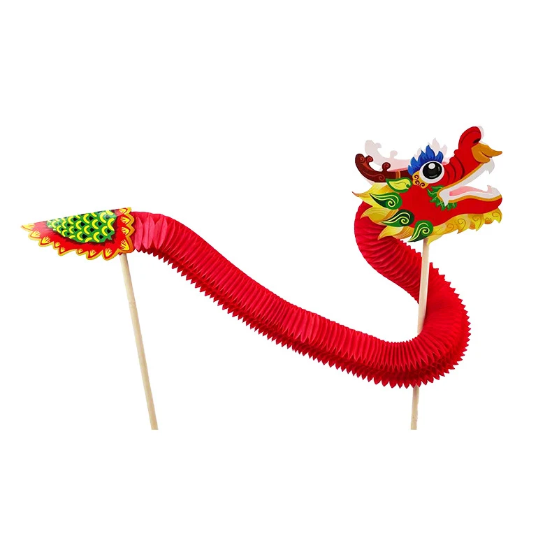 DIY Paper Dragon Craft Material Chinese New Year DIY Dragon Decor ...