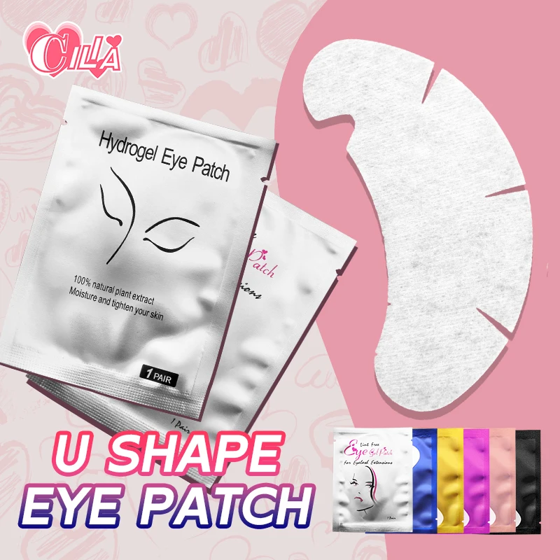 100Pairs-Eyelash-Extension-U-Shape-Notch-Eye-Patch-Mat-Under-Eye-Pads ...
