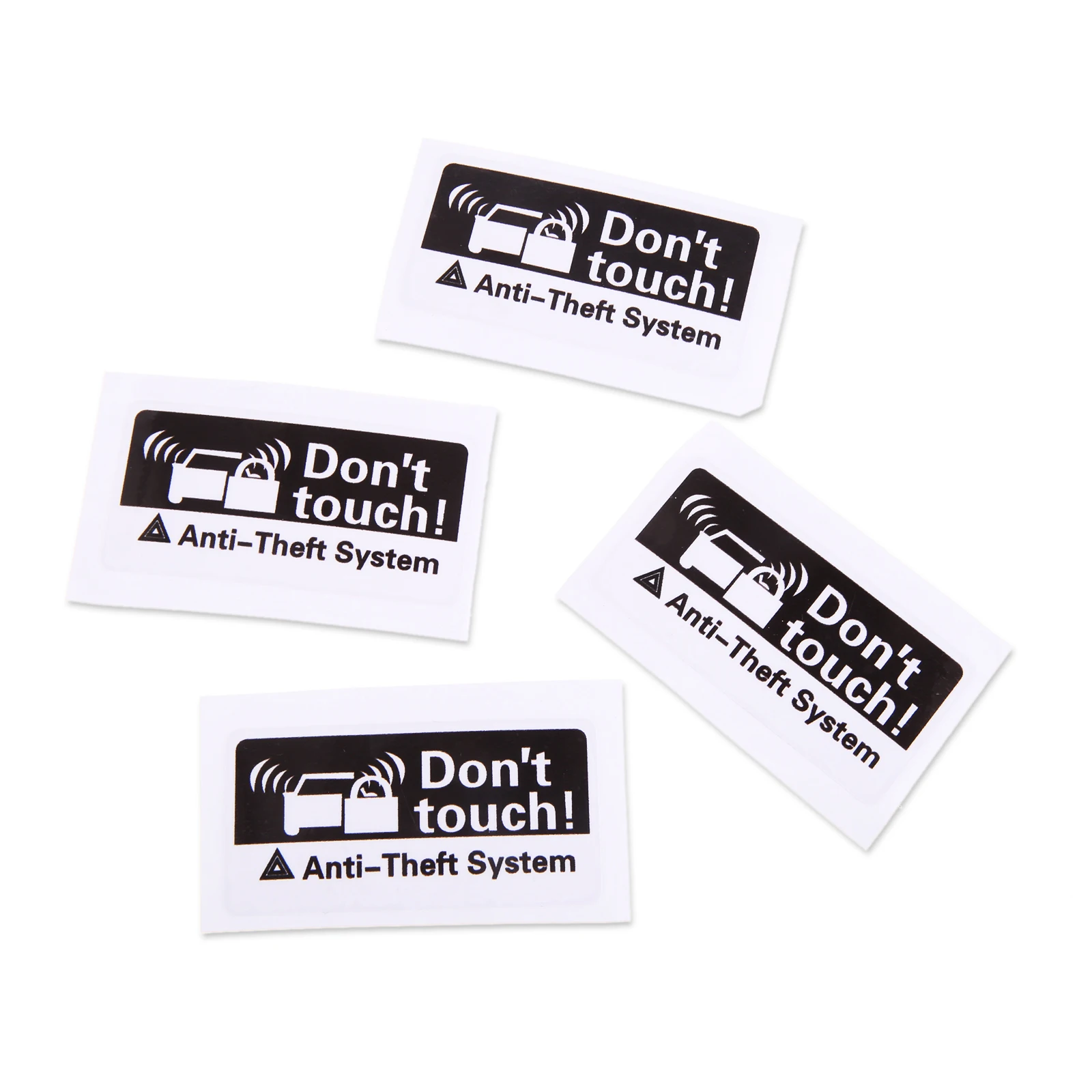 Don't Touch Anti Theft Alarm System Sticker Reflective Vinyl Warning ...