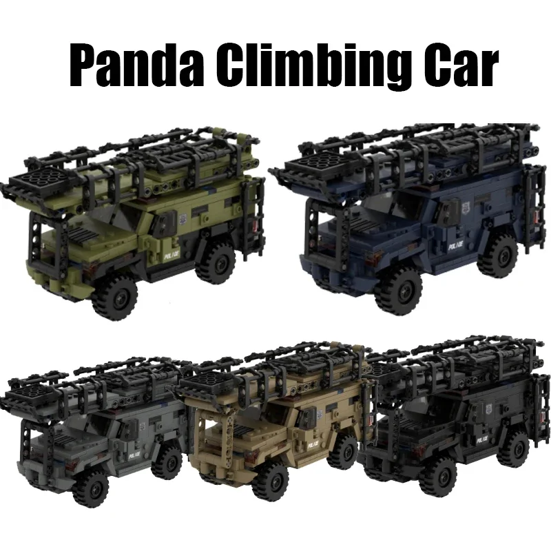 MOC-Panda-Climbing-Car-3033-Military-Armored-Vehicle-Army-Weapons ...
