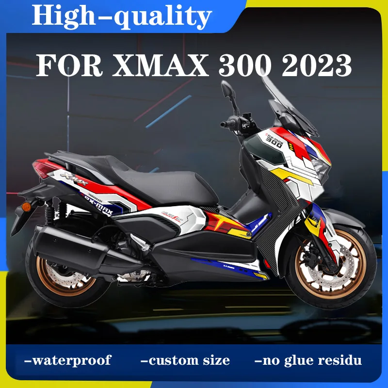 NEW XMAX 300 2023 Motorcycle Sticker Fairing Body Decals For Yamaha X ...