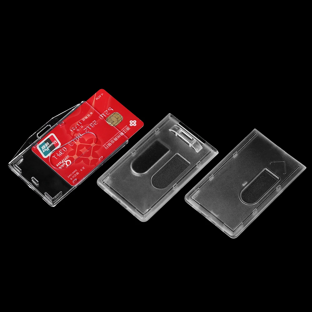 Hard Plastic Name Card Unisex Work Card Holders ID Business Case ID ...