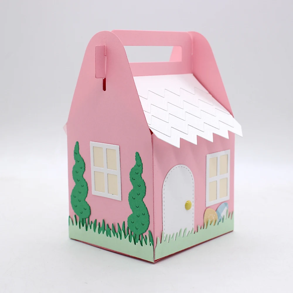 KSCRAFT-Easter-House-Box-Metal-Cutting-Dies-Stencils-for-DIY ...