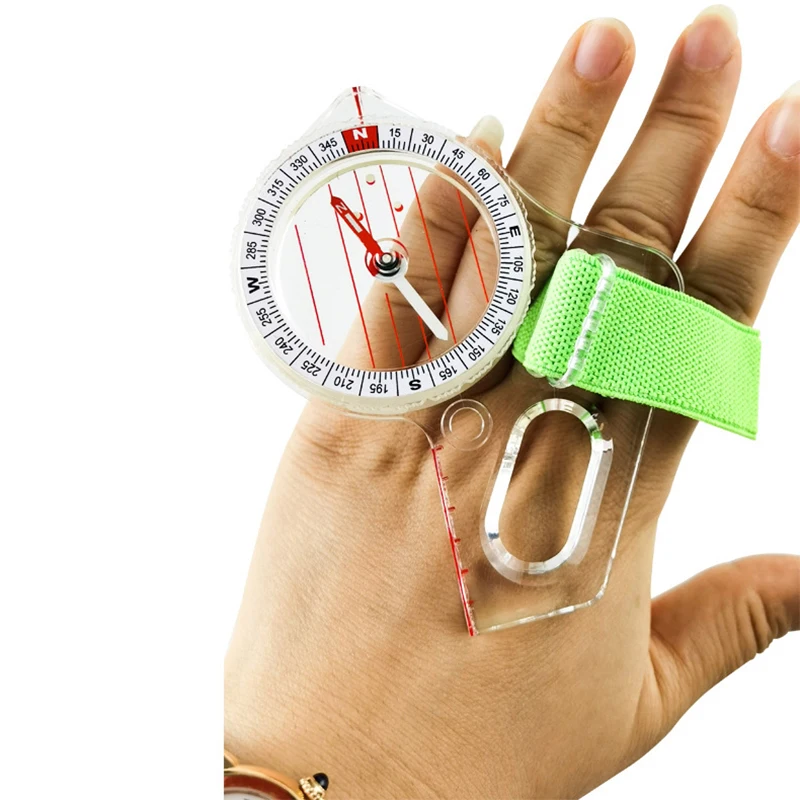 1pc Portable Compass Map Scale Compass Outdoor Professional Thumb ...