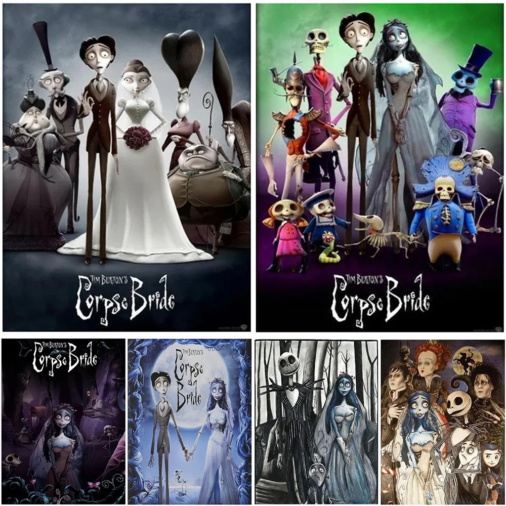 5D-Diy-Diamond-Painting-kits-Disney-Corpse-Bride-mosaic-full-drill ...