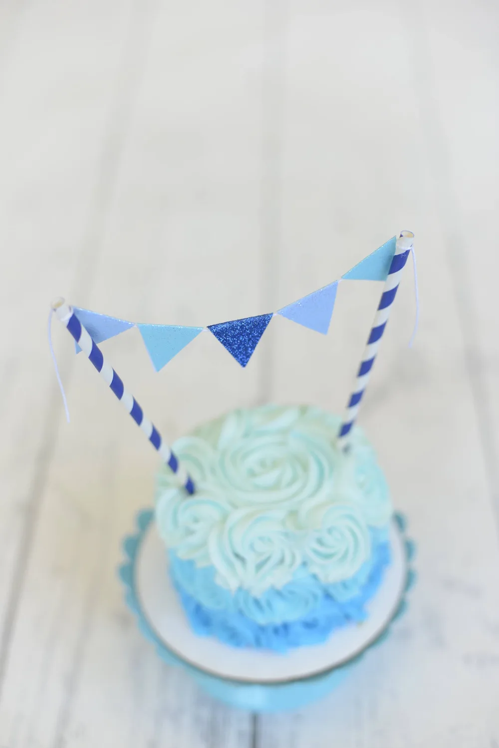 Blue-cake-banne-Ombre-cake-topper-blue-ombre-cake-topper-blue-cake ...