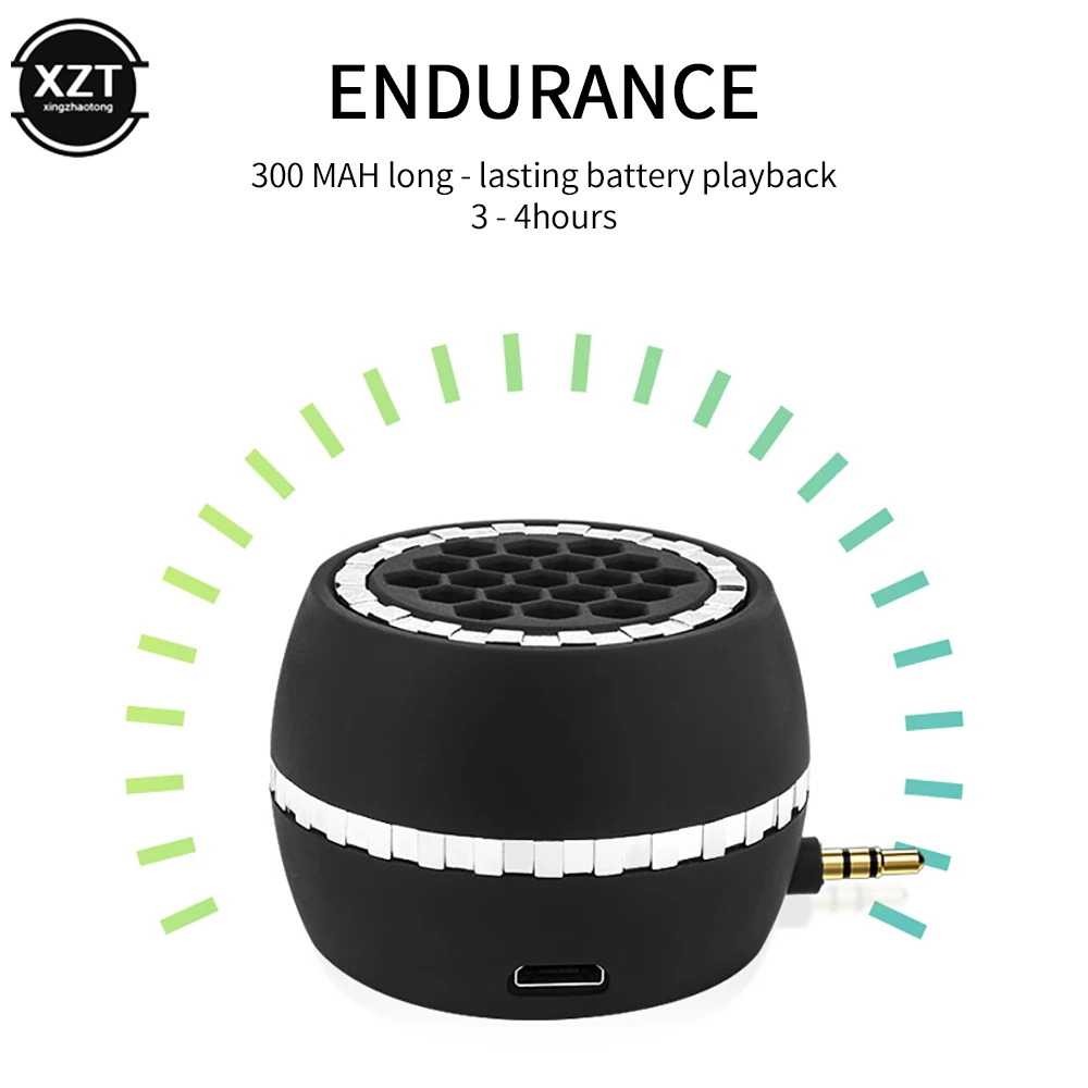 Portable Wireless Speaker Phone External Speaker Universal 3.5mm Jack ...