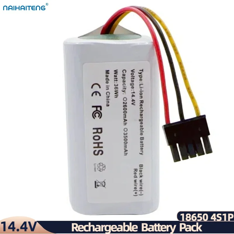 14-4V-14-8V-2600mAh-3500mAh-Rechargeable-Li-ion-Battery-Pack-For-Xiaomi ...