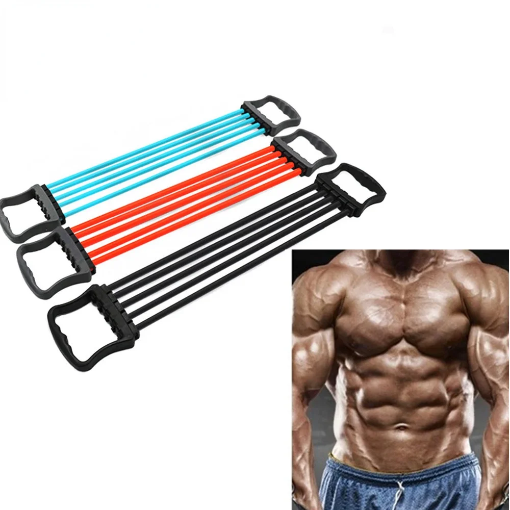 Expander-Resistance-Bands-90lbs-Men-Workout-Chest-Muscle-Crossfit ...