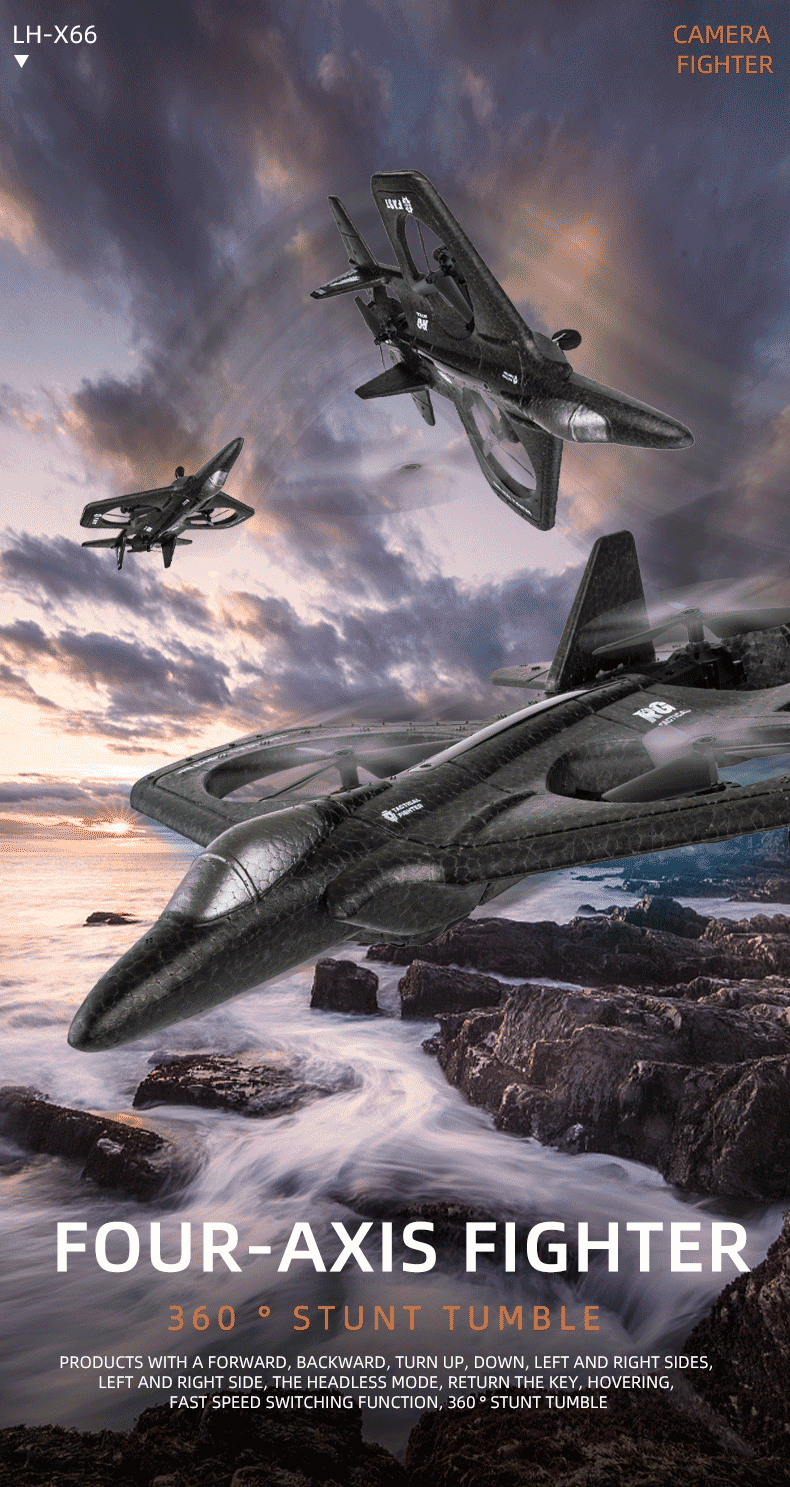 1080P-JC-1B-Avion radiocommandé X66 avec caméra grand angle 1080p ...