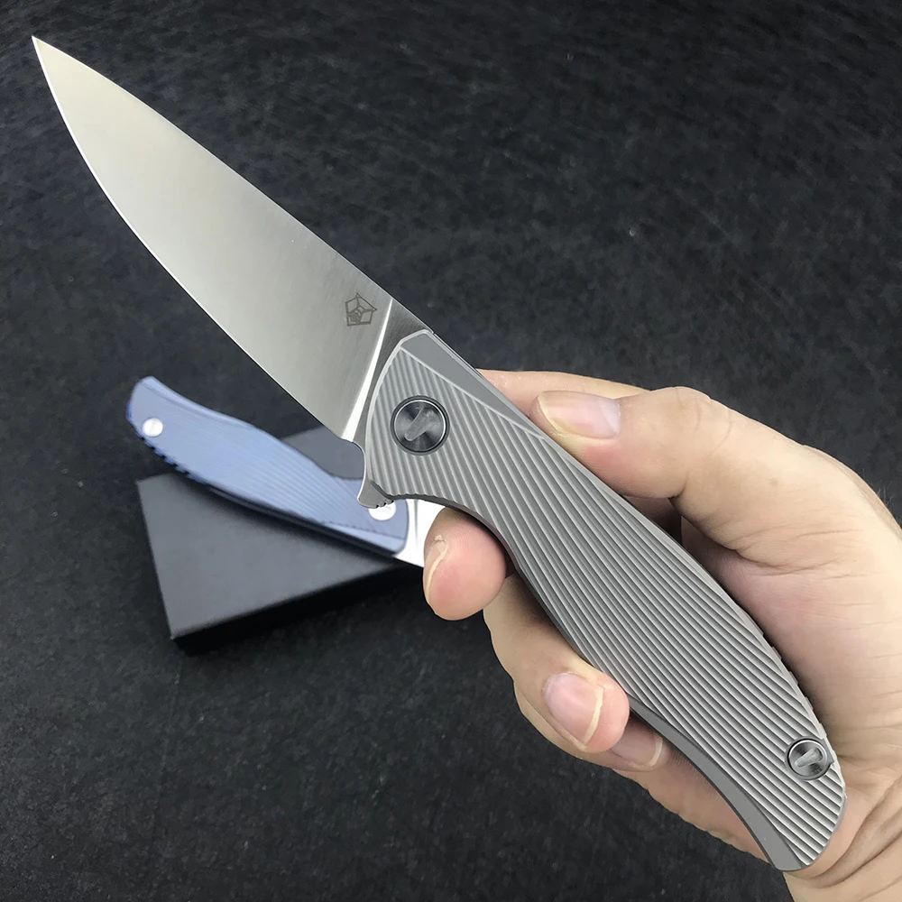 Нож Shirogorov складной с шарикоподшипником, для охоты и повседневного ...