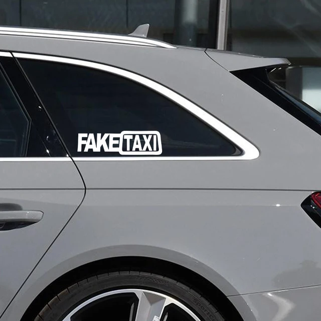 G003 20×5.6CM Funny FAKE TAXI Car Auto Sticker Decal Emblem Self ...
