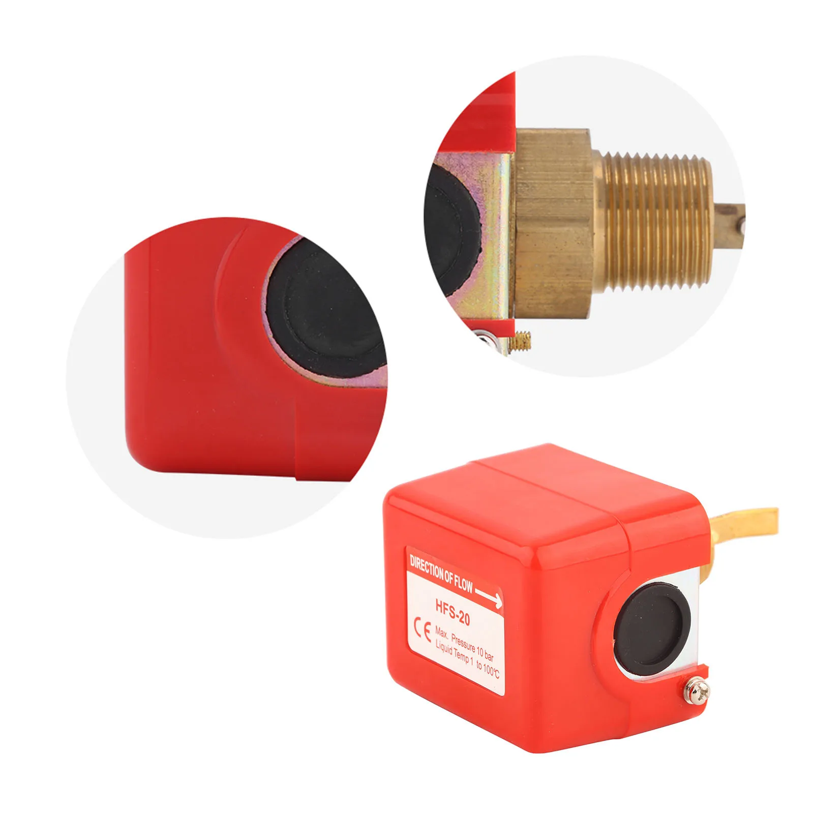 Water Flow Control SPDT R3/4 Liquid Water Oil Sensor Control Automatic ...