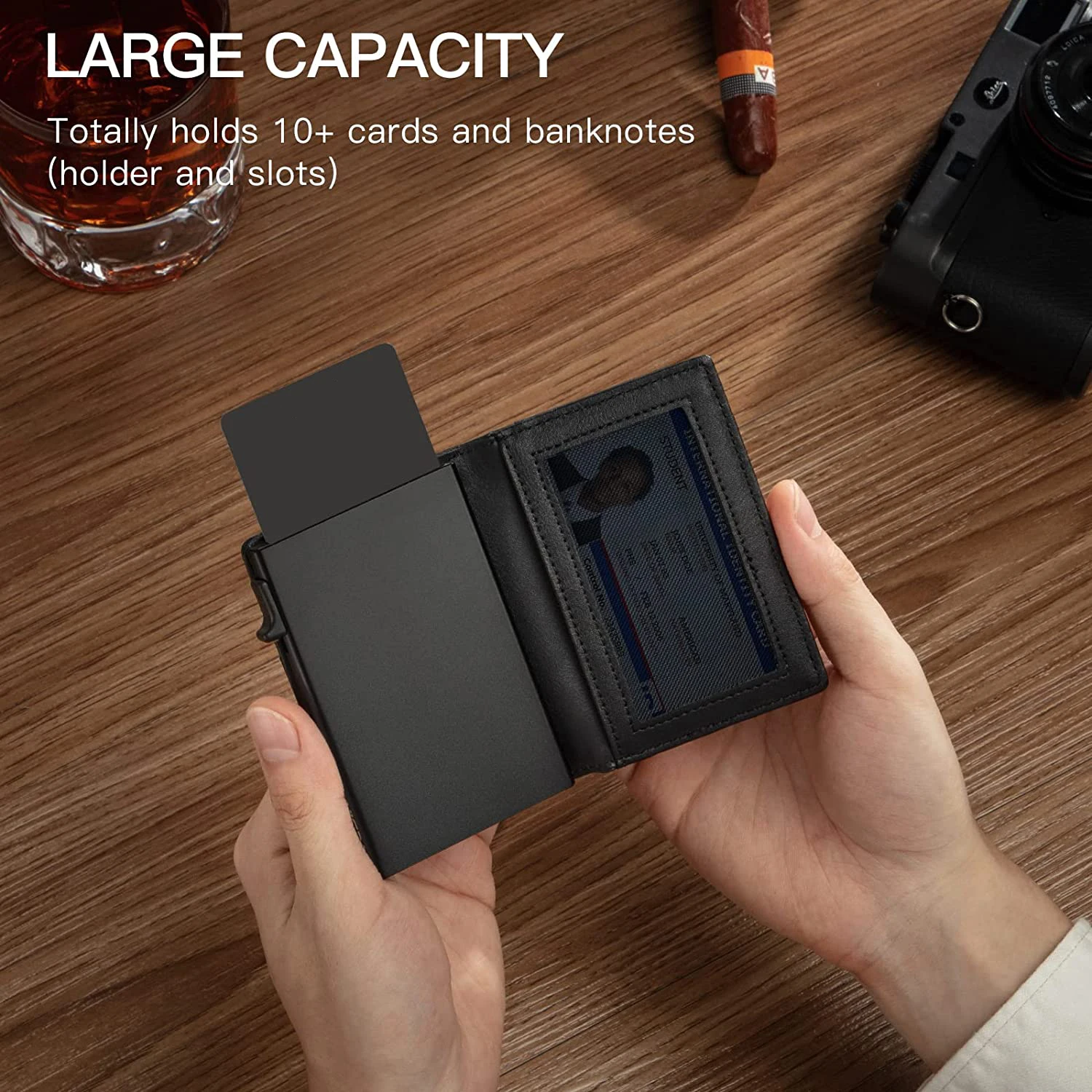 Large Aluminum Wallet