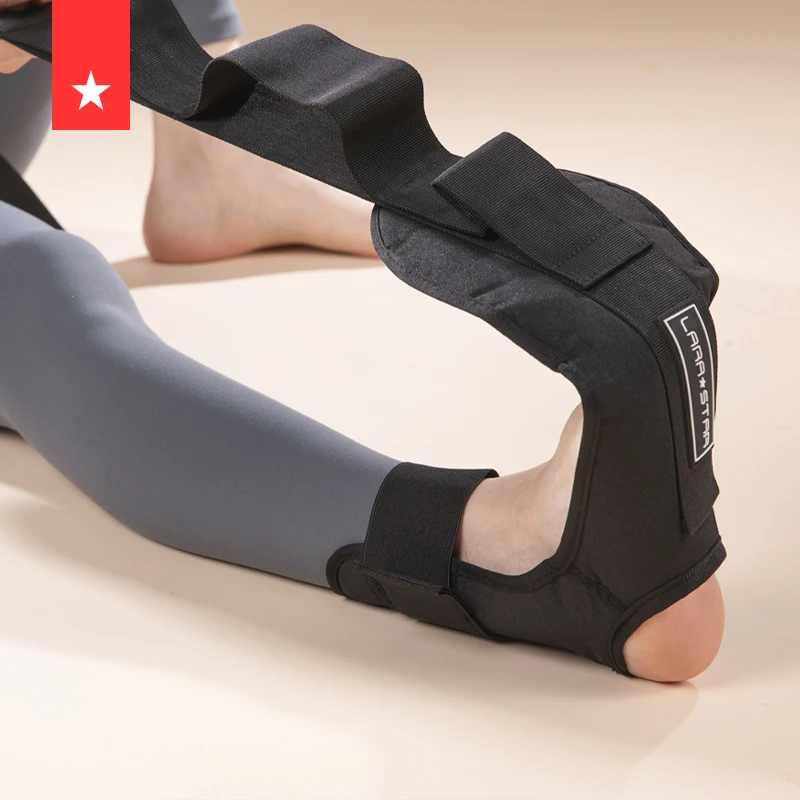 Yoga-Stretching-Strap-Leg-Foot-Ligament-Stretcher-Flexibility-Balance ...