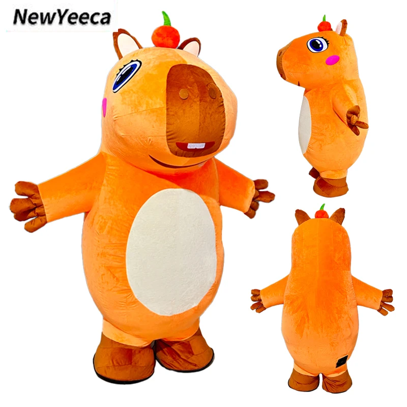 New-Capybara-Mascot-Costume-Inflatable-Cartoon-Animal-Carnival ...
