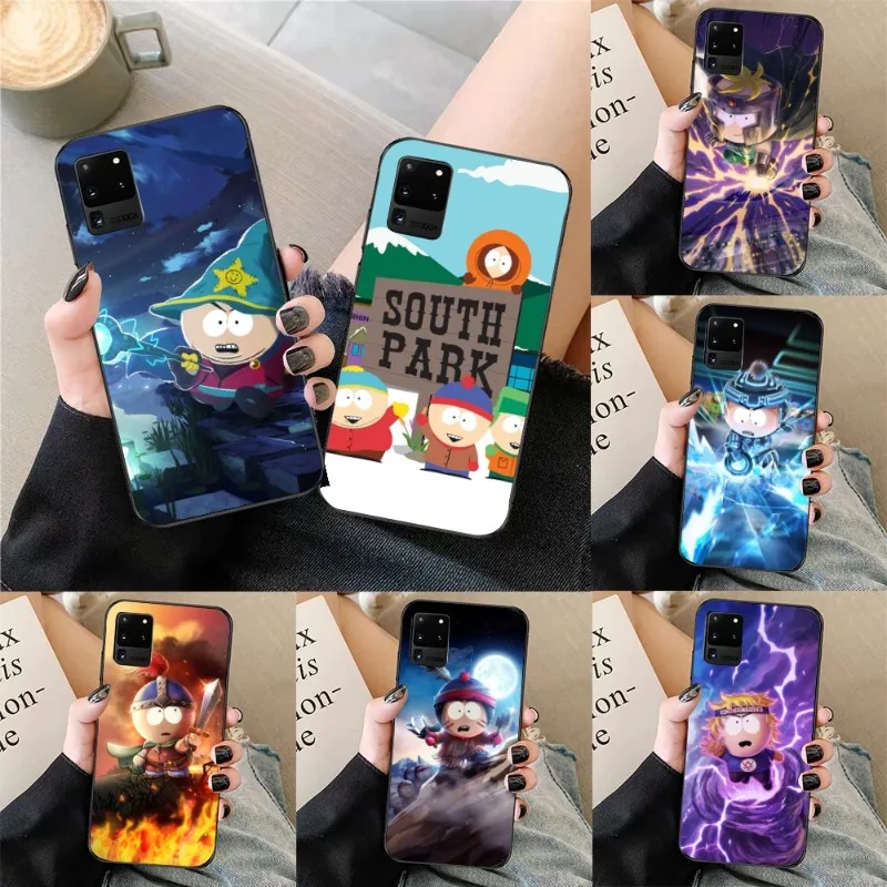 Funny Cartoon S SouthS P Park Phone Case For Samsung Galaxy S23 S22 S21 ...