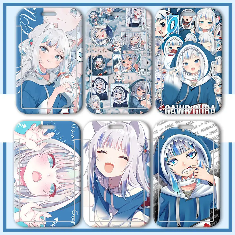 GAWRGURA-VTuber-Hololive-English-Anime-Student-Lanyard-Travel-Cards ...