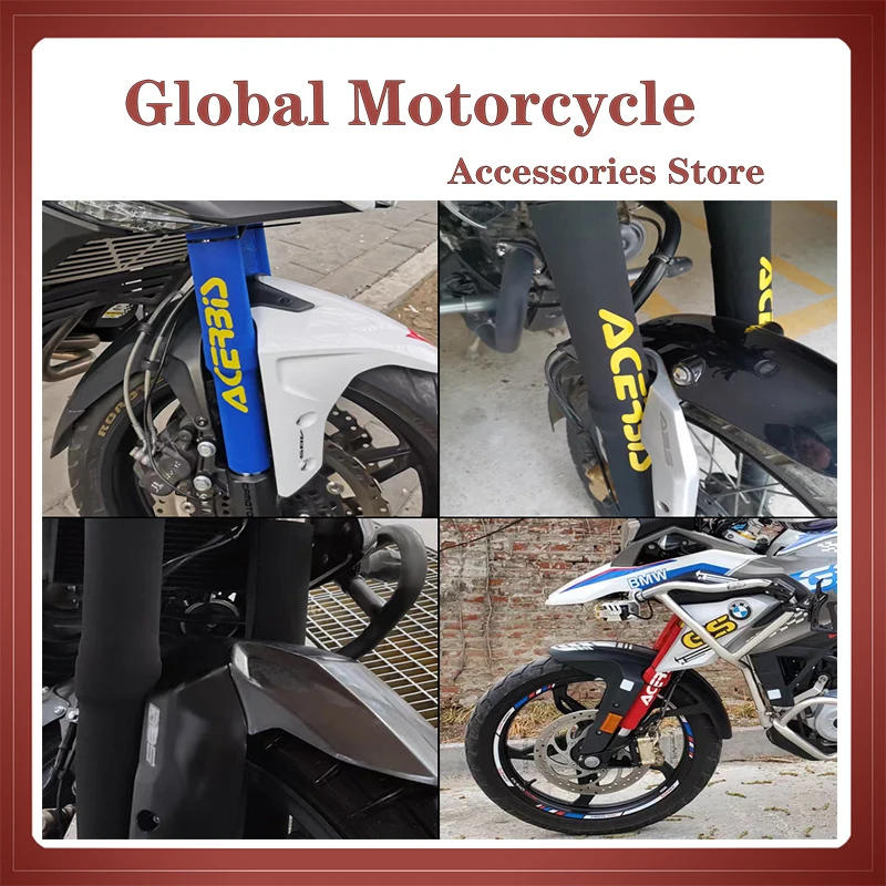 Diverse-styles-Front-Fork-Protector-Rear-Shock-Absorber-Guard-Wrap ...