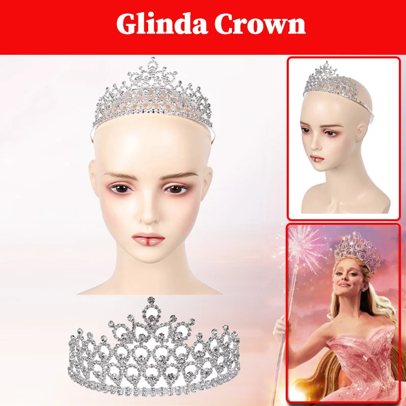Glinda-Cosplay-Crown-2024-Movie-Wiked-Role-Play-Headgear-Fantasy ...