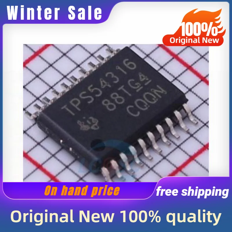 1-200PCS-IC-New-original-TPS54316PWP-TPS54316PWPR-TPS54316-HTSSOP20 ...