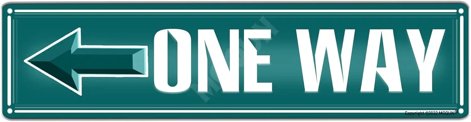 One-Way-Sign-One-Sign-One-Decor-Funny-Wall-Decor-For-Home-Farmhouse-Man ...