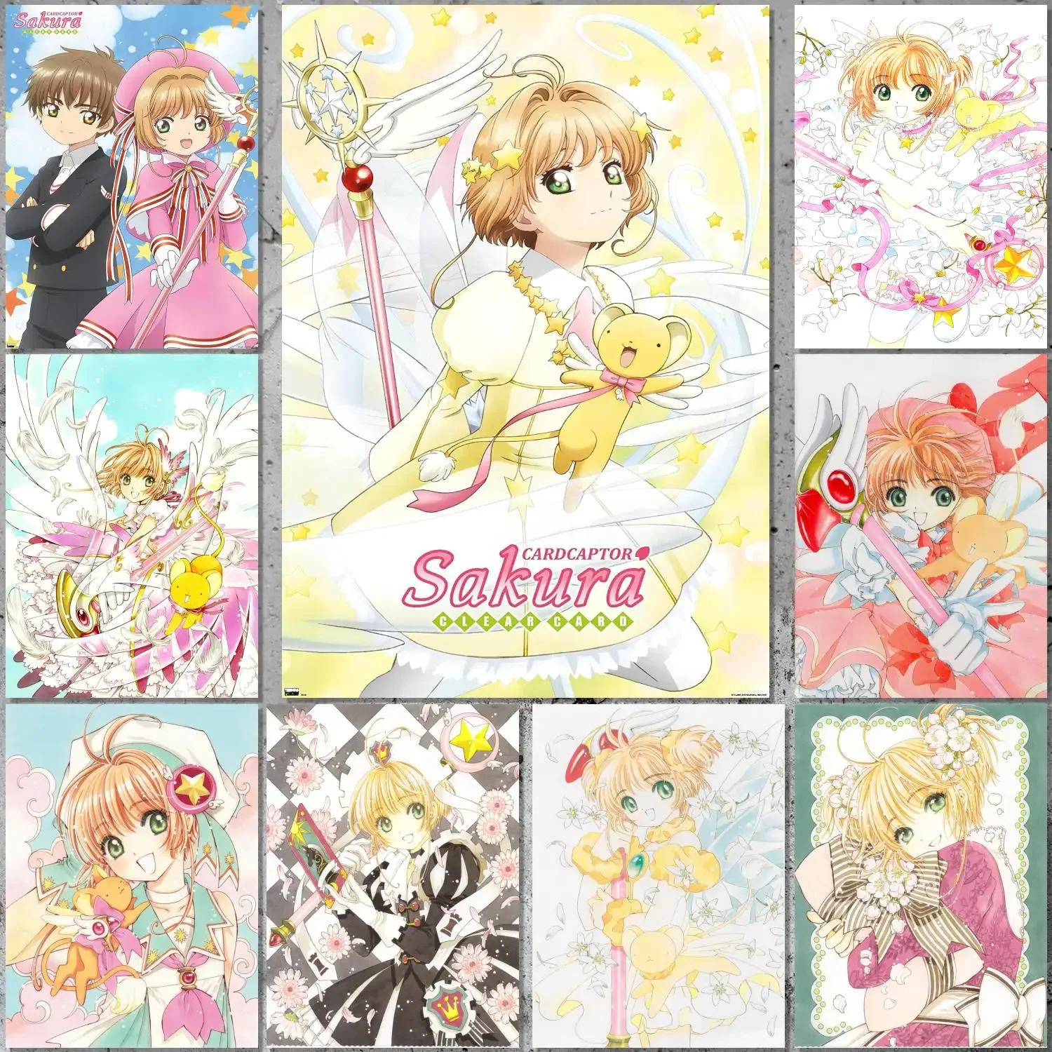 sakura-cardcaptor-Poster-Canvas-Art-Poster-and-Wall-Art-Picture-Print ...