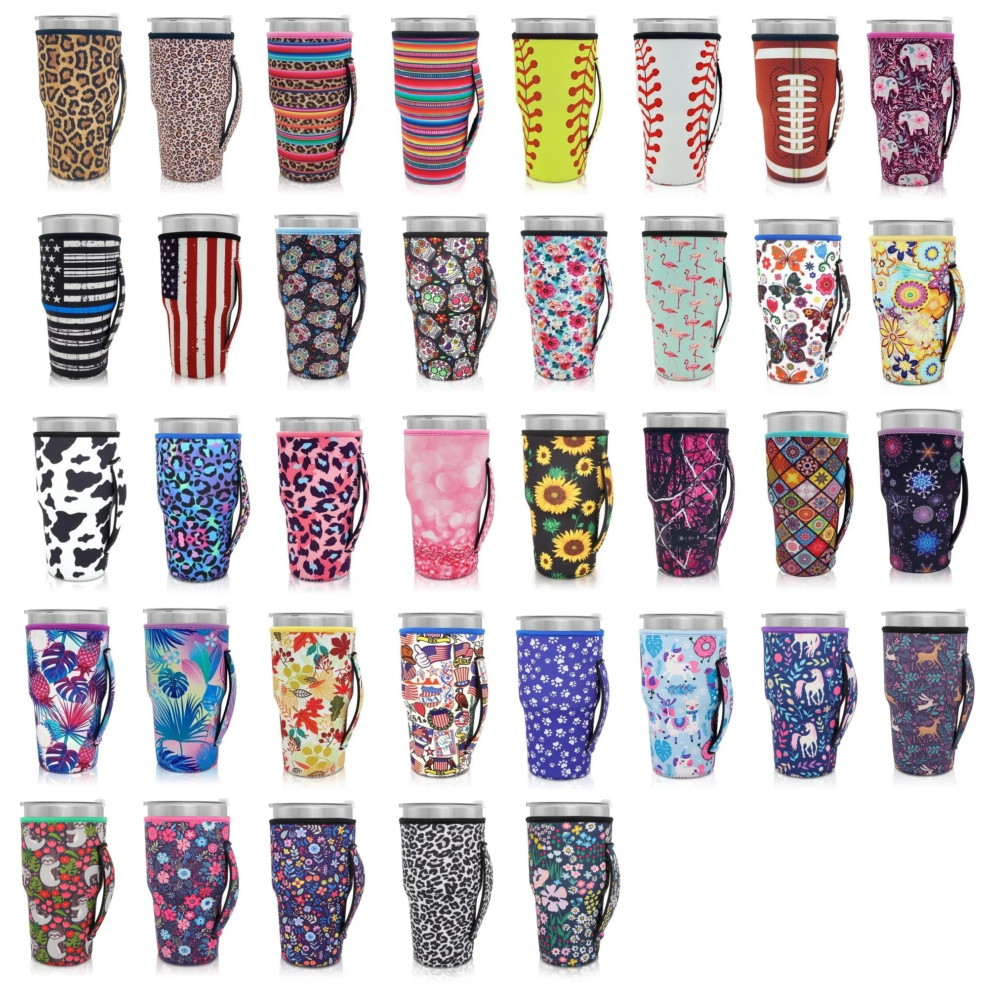 1Pack-Reusable-Iced-Coffee-Cup-Sleeve-Neoprene-Insulated-Sleeves-Cup ...