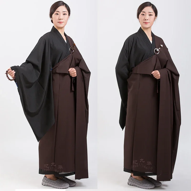 145-185cm-Buddhist-Robes-Cloak-for-Adults-Monk-Haiqing-Meditation-Dress ...