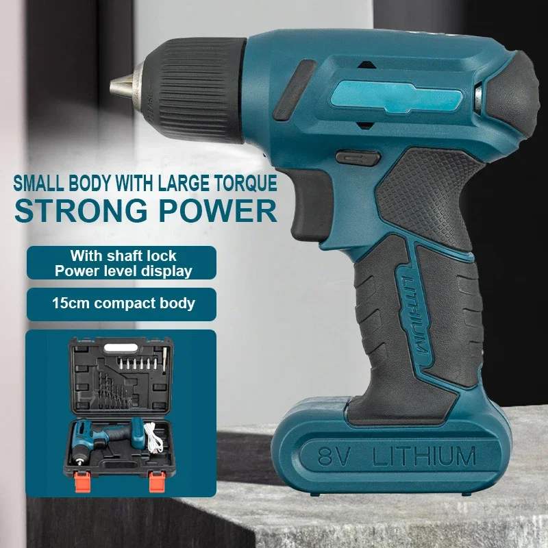 8V-Cordless-Electric-Screwdriver-Mini-Drill-Portable-Electric-Drill ...