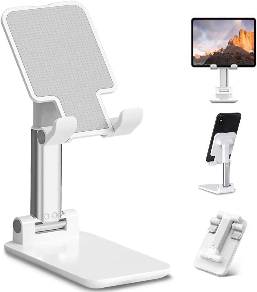 Cell-Phone-Stand-for-Desk-Adjustable-Angle-Height-Phone-Holder-for ...