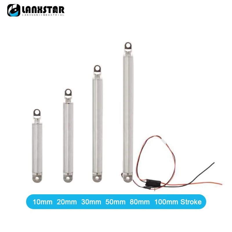DC-6V-Mini-Electric-Telescopic-Push-Rod-With-Limit-Protection-10mm-20mm ...