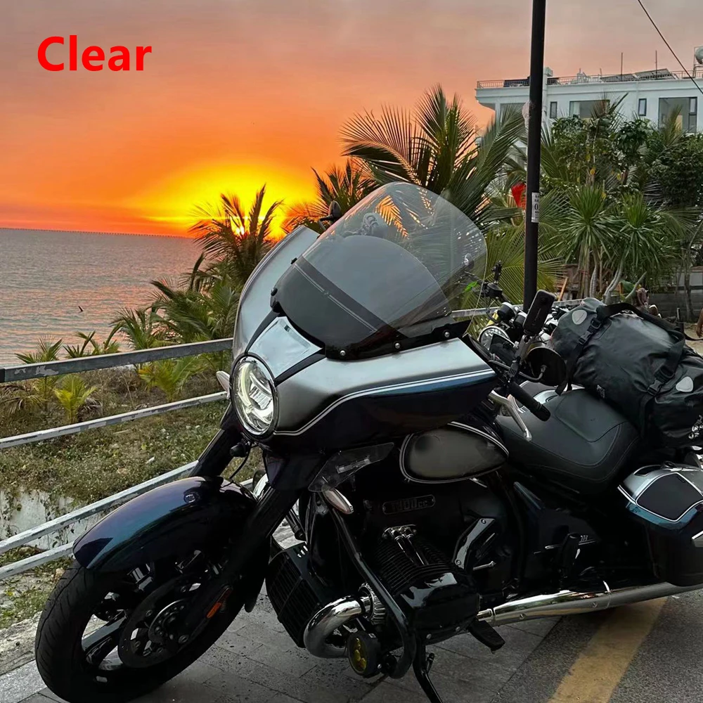 Motorcycle-Windscreen-Windshield-Cover-Wind-Screen-Shield-Airflow ...