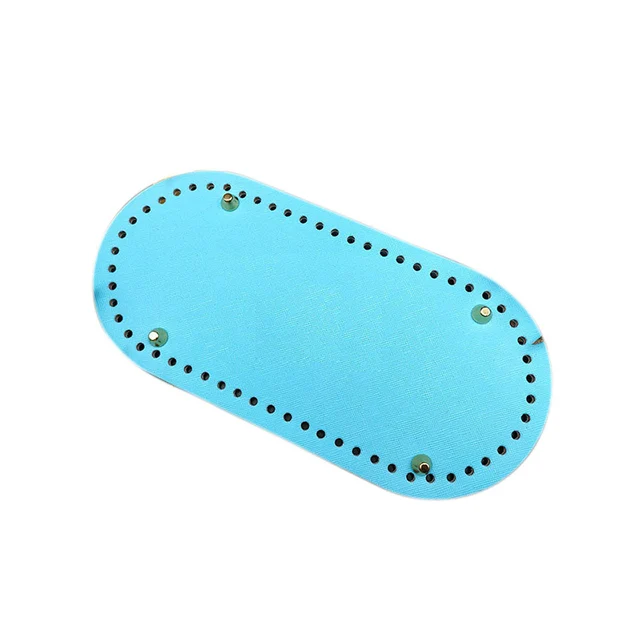 10 Sizes Handmade Oval Bottom for Knitted Bag PU Leather Wear-Resistant ...