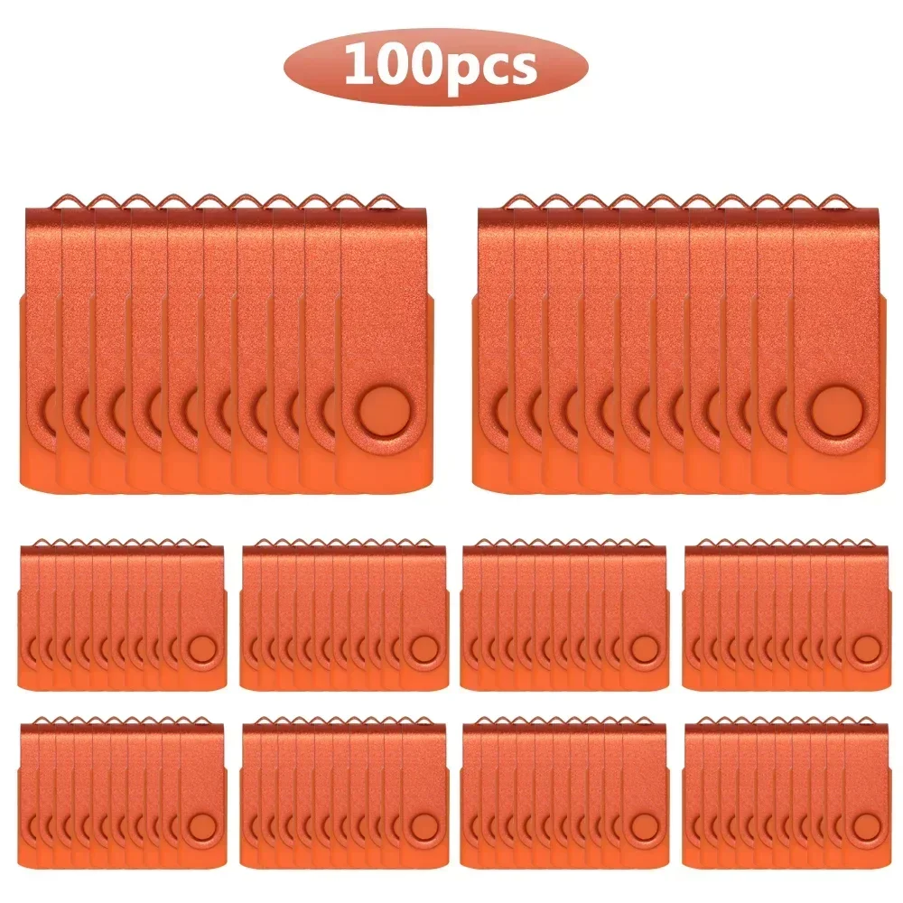 128MB Flash Drive Bulk Pack of 100 Thumb Drives Value Small Capacity ...