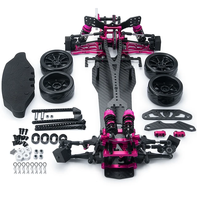 AXSPEED Metal & Carbon Fiber & Plastic Frame Kit Wheel Rims Shock ...