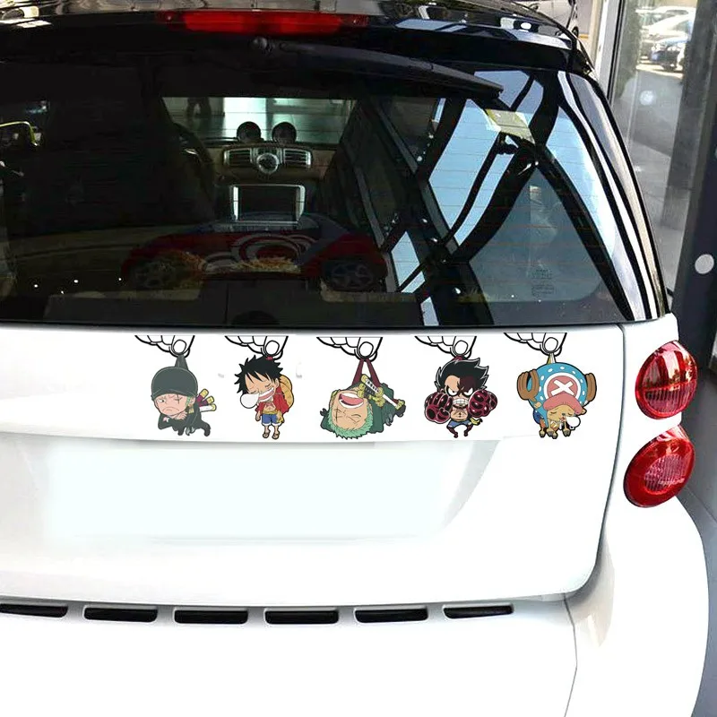 1Pcs-One-Piece-Luffy-Car-Sticke-Game-Cartoon-Anime-Peeking-Glass ...