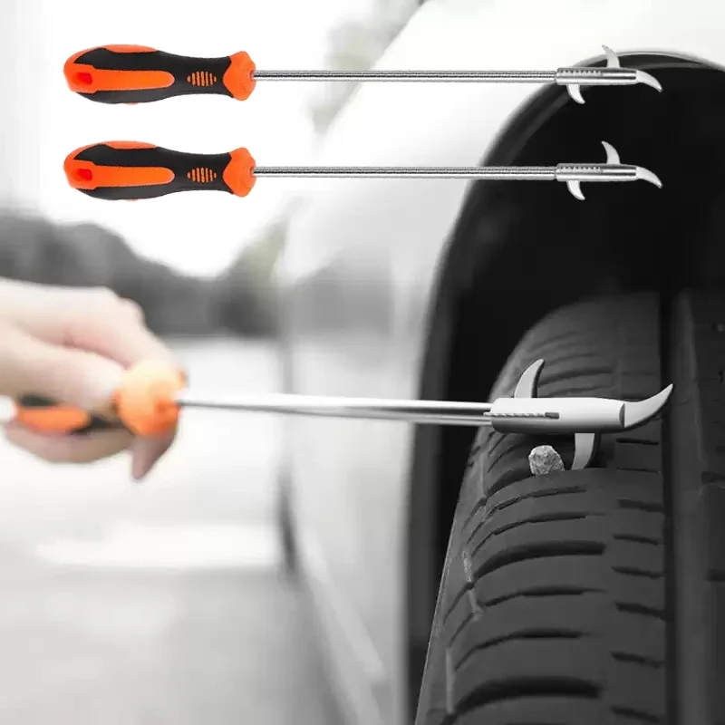 Car tire cleaning hook, hook and buckle, stone digging vehicle with ...