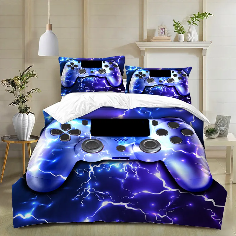 Gamer-Bedding-Sets-for-Boys-Gaming-Duvet-Cover-Set-Video-Games ...