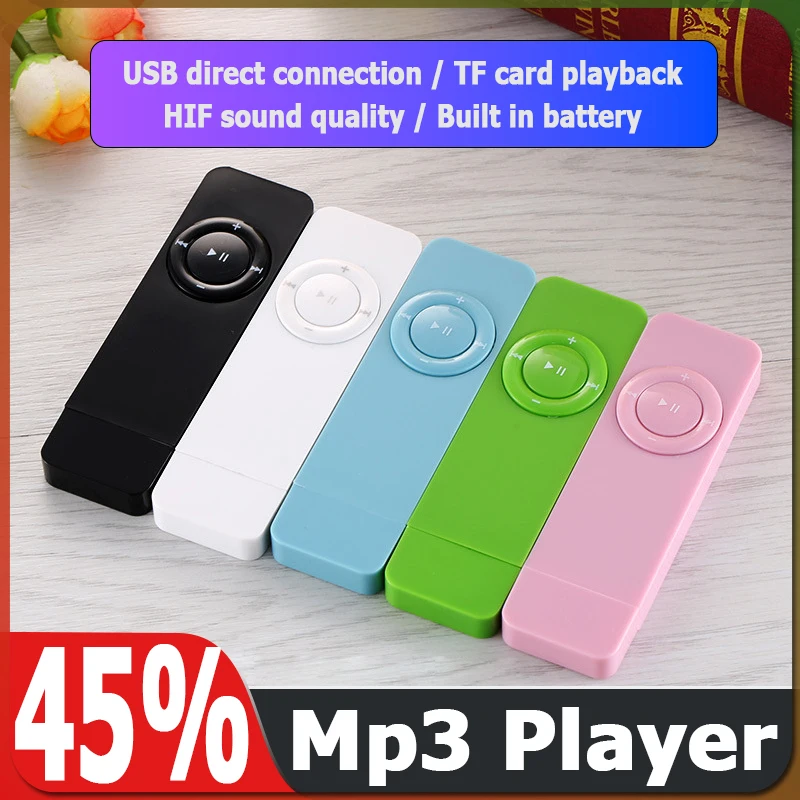 MP3-Player-Music-Media-Player-Portable-Long-Strip-USB-Support-32GB-TF ...