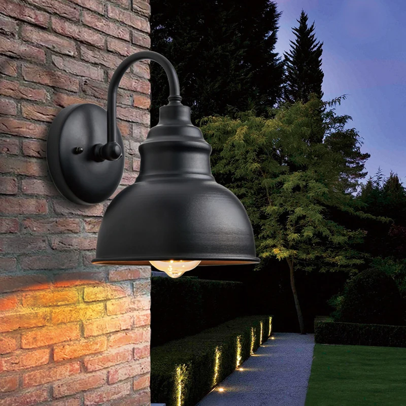 Outdoor Porch Light Vintage | Vintage Wall Lights Outdoor | Iron Sconce ...