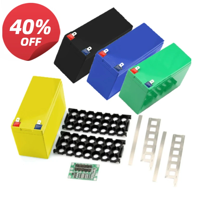 12V-7Ah-Battery-Box-Holder-For-18650-Battery-3-7-Nickel-With-ABS ...