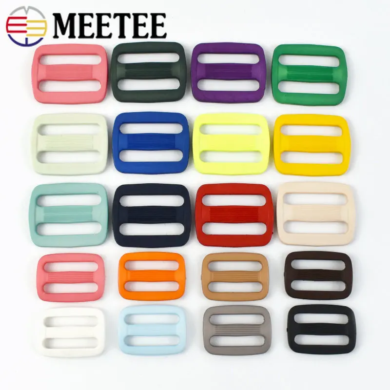 30-50Pcs-16-20-25-31mm-Plastic-Tri-Glide-Ring-Buckles-Backpack-Straps ...