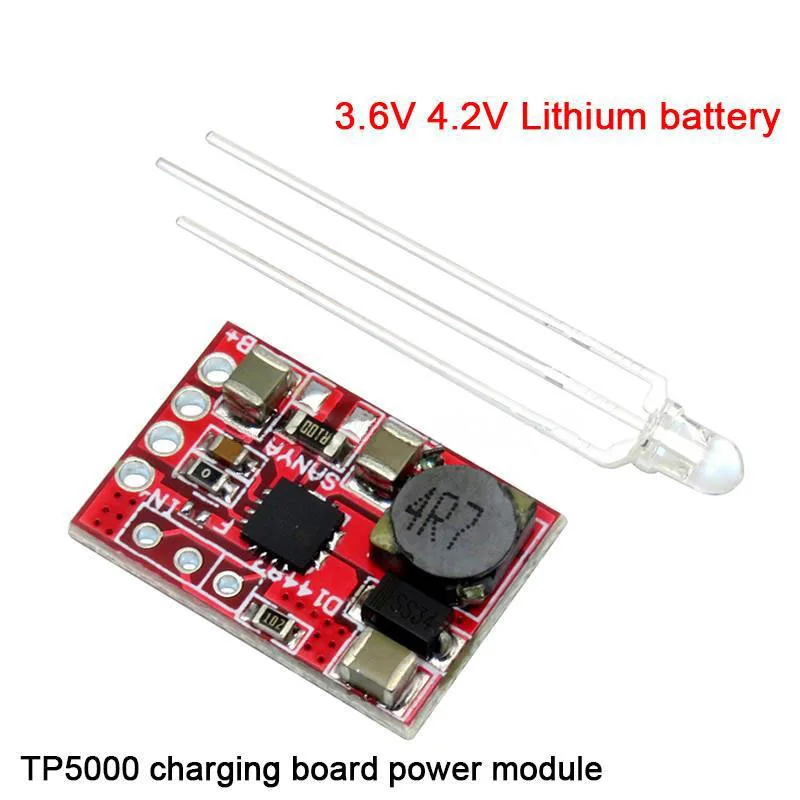 TP5000 DC 4.5v 9v 4.2V/3.6V 1A Lithium Battery Charging Board Lithium ...