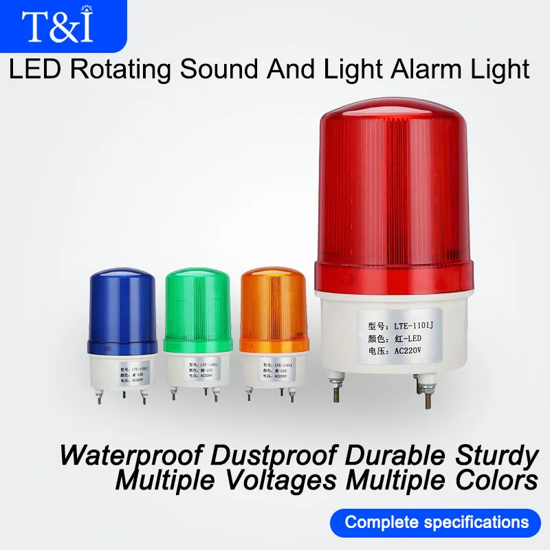 Led-Color-Sound-And-Light-Alarm-Light-Lte-1101J-Rotary-Warning-Light ...